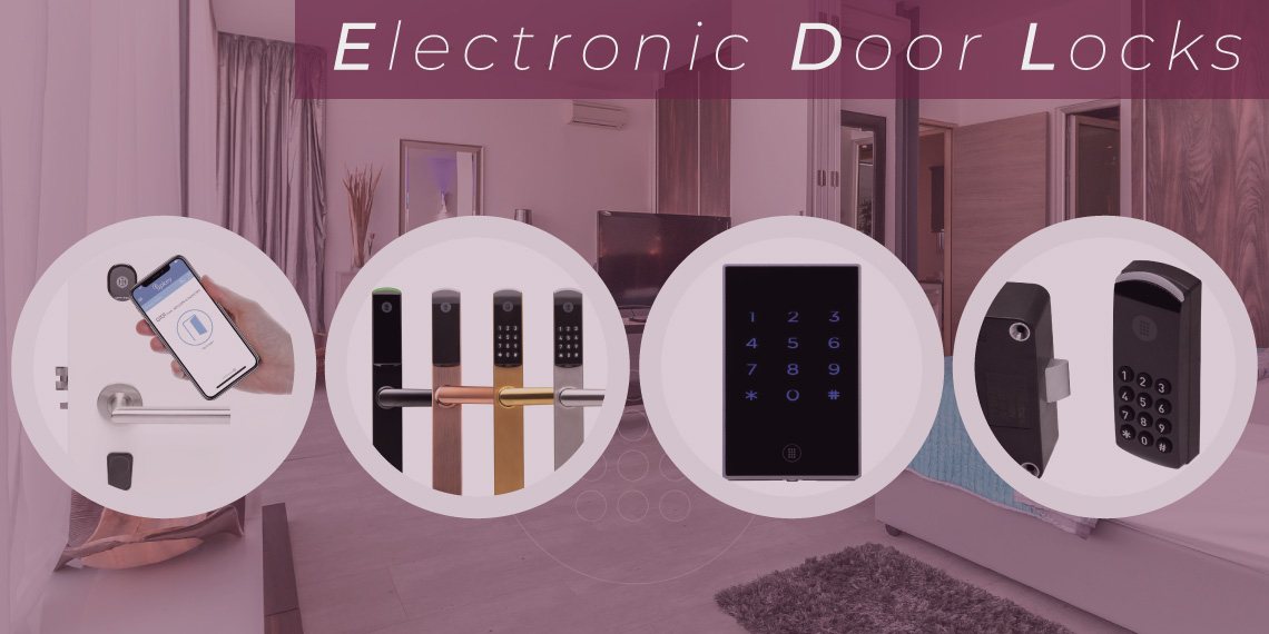 Types of electronic door lock systems